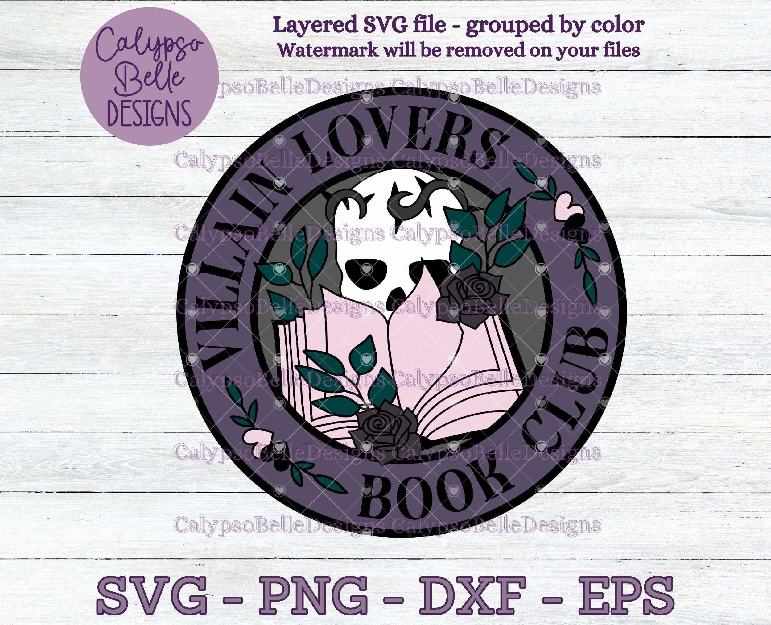 Book Club Designs – Calypso Belle Digital Designs
