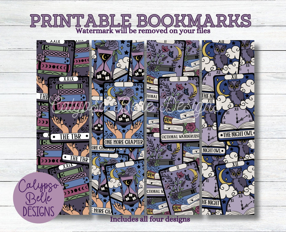 Bookish Printables – Calypso Belle Digital Designs