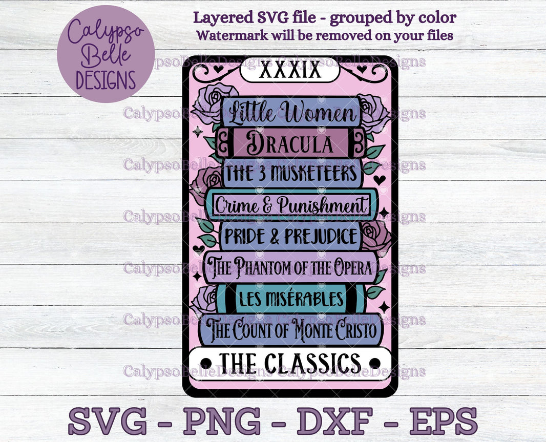 Bookish Tarot Cards – Calypso Belle Digital Designs