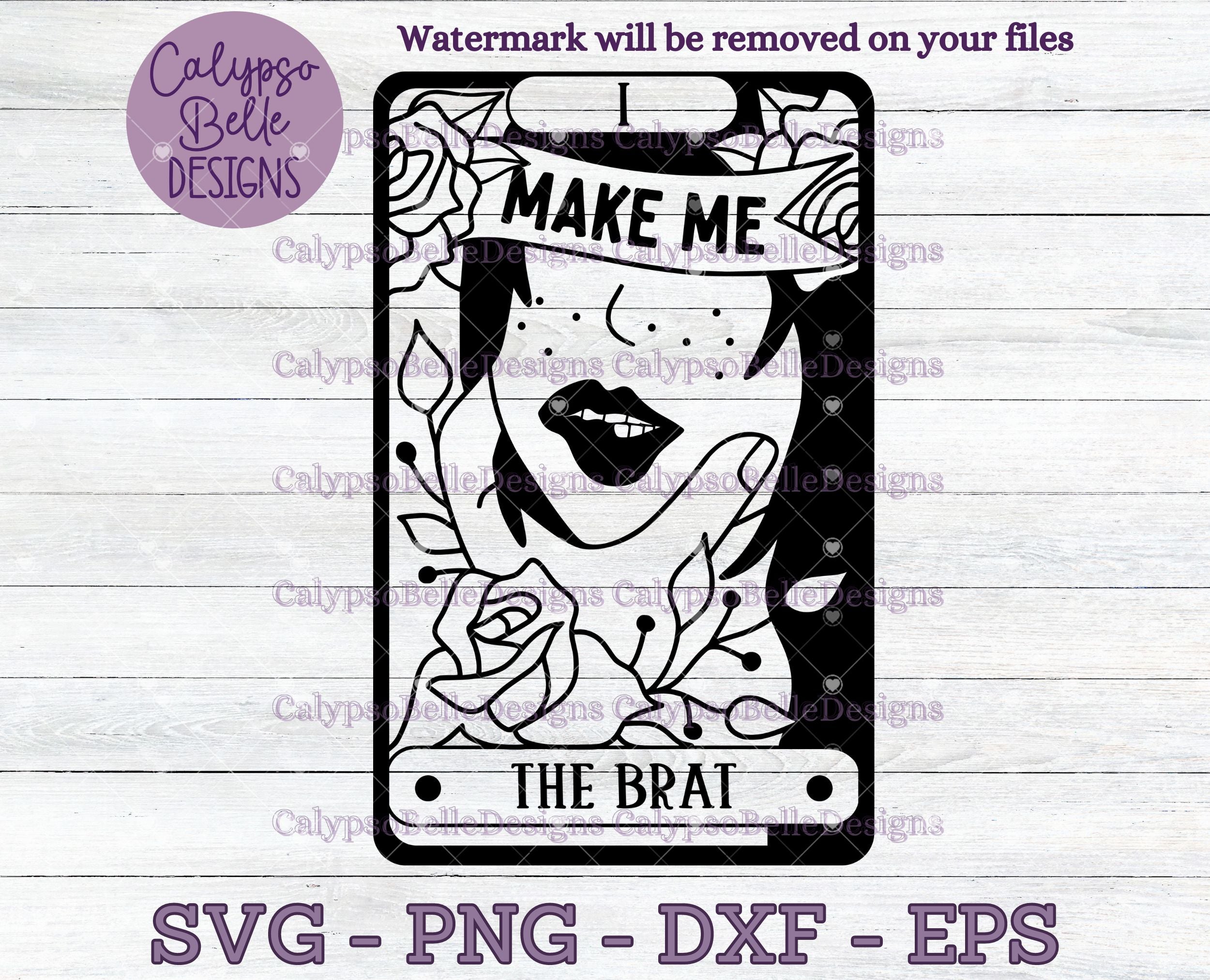 The Brat, Kinky Tarot Card Design – Calypso Belle Digital Designs